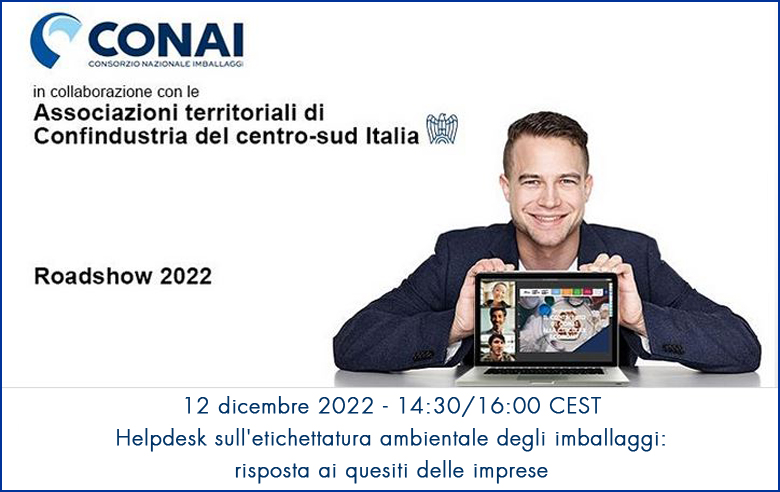 WEBINAR CONAI: Helpdesk sull`etichettatura ambientale degli imballaggi ...